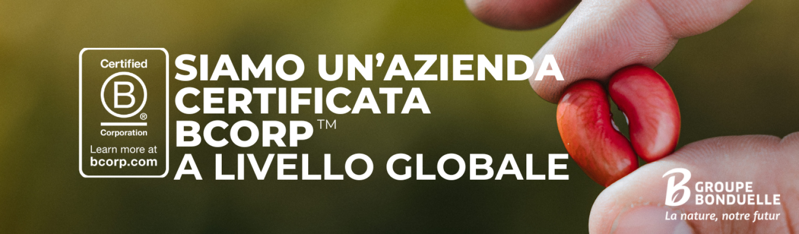 BONDUELLE é UNA BCORP